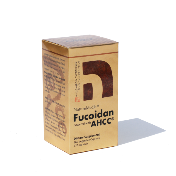 Fucoidan Powered with AHCC® Capsule – Nature Medic LLC